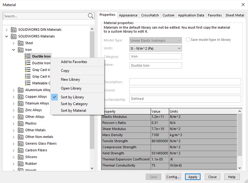 SOLIDWORKS Tips: How to Create Custom Materials in SOLIDWORKS SOLIDWORKS Tips: How to Create Custom Materials in SOLIDWORKS